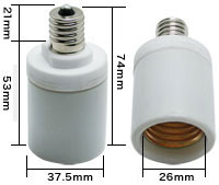 新光電気 E17→E26 口金変換アダプター LED電球専用 AD-E26/E17 アカリセンターの公式通販サイト