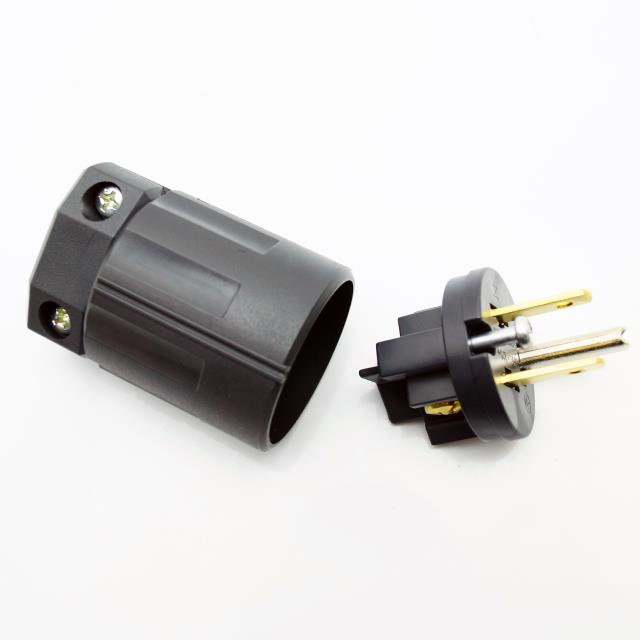 アメリカン電機 7112GN 接地形2P 15A 125V 平刃形 ナイロンカバー 差し込みプラグ 激安価格販売：アカリセンター