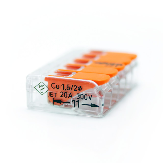 ワゴ（WAGO） WFR-5 ワンタッチコネクター 激安価格販売:アカリセンター