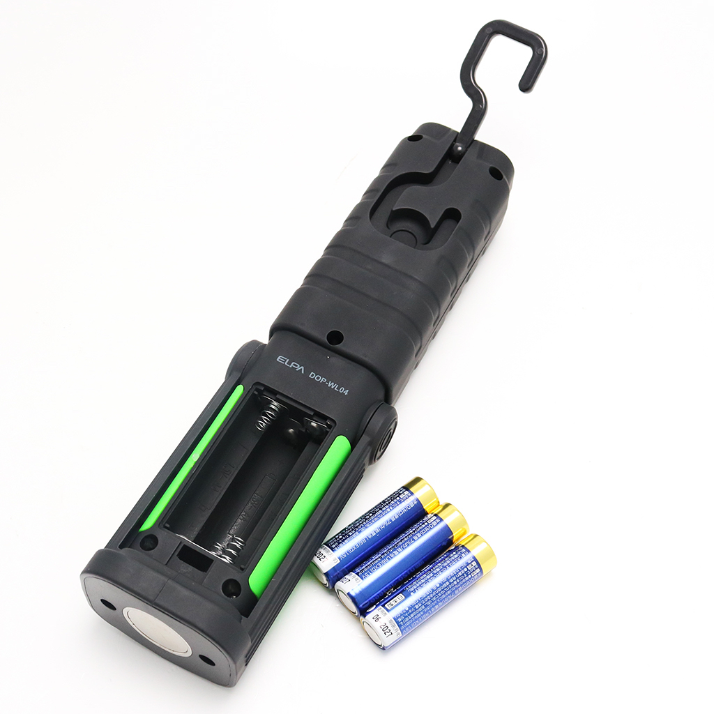 ELPA(エルパ) DOP-WL04 単三電池3本 LEDワークライト 作業灯 激安価格販売：アカリセンター