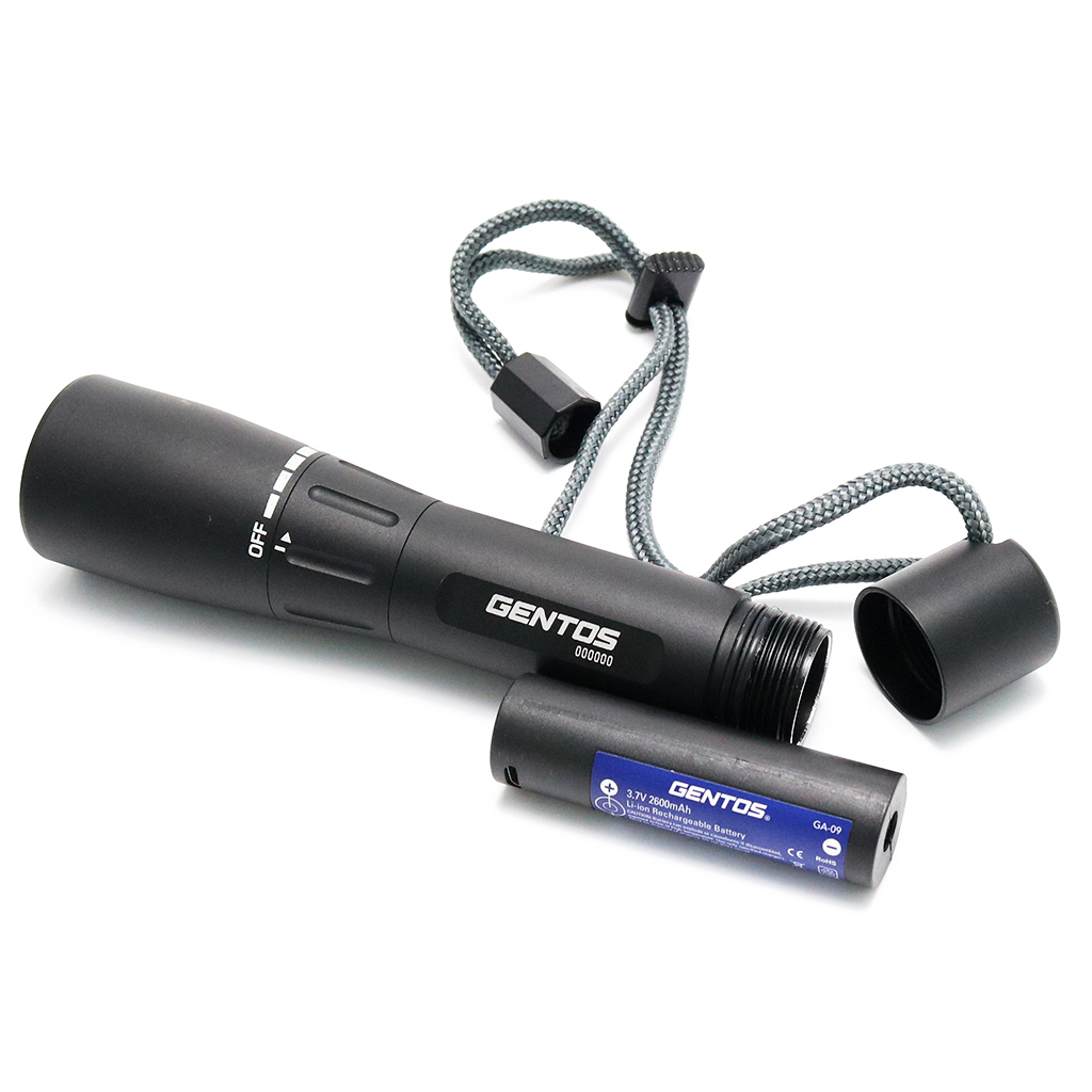 GENTOS（ジェントス）GF-016RG リング式調光 充電電池式フラッシュライト 激安価格販売：アカリセンター