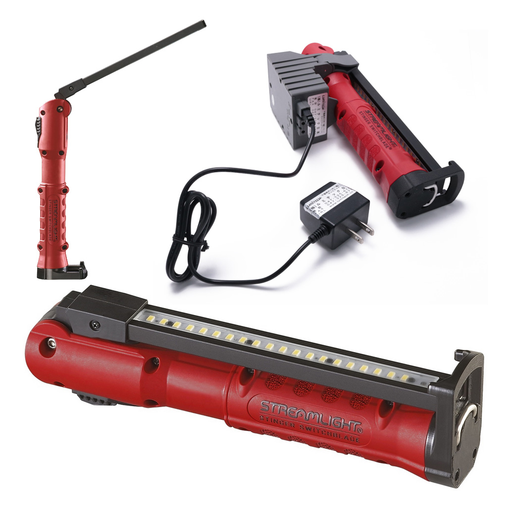 STREAMLIGHT(ストリームライト) 120F STINGER SWITCHBLADE スイッチブレード 急速充電セット：アカリセンター