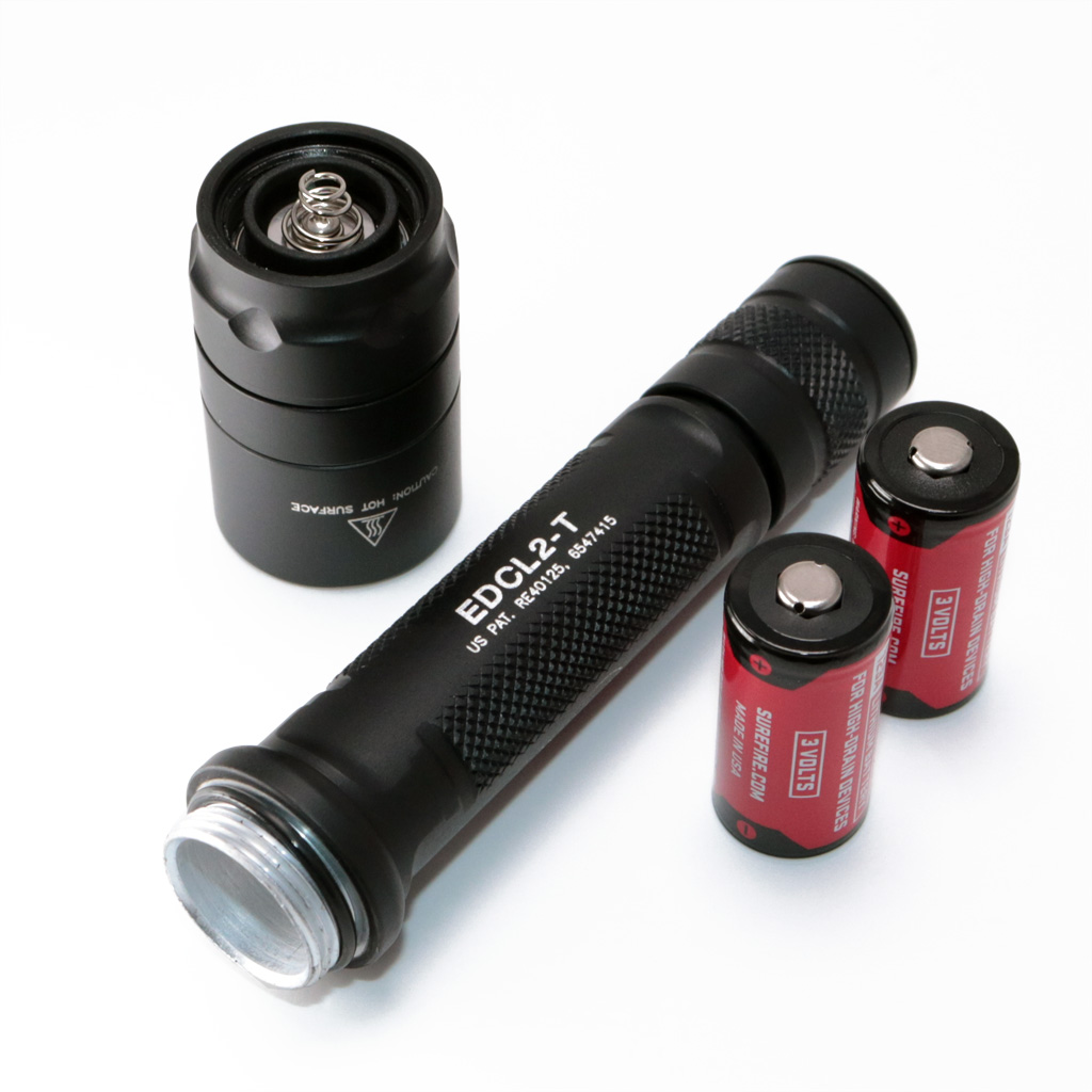 SUREFIRE（シュアファイア）EDCL2-T EDCシリーズ CR123A電池×2本使用 MAX1200ルーメン 激安価格販売：アカリセンター