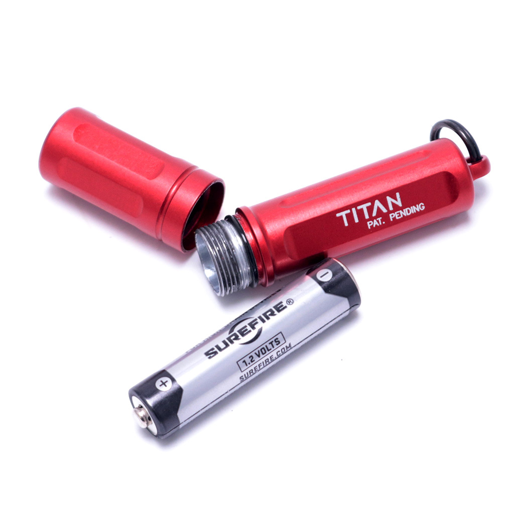 SUREFIRE(シュアファイア)TITAN-A-RED ウルトラコンパクト LED キーライト 限定生産レッドRD 激安価格販売：アカリセンター
