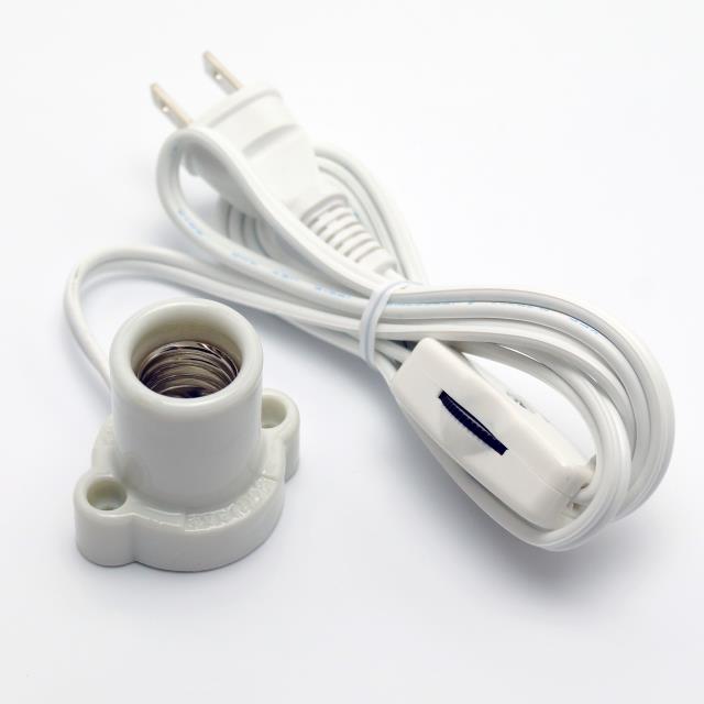 アサヒ ASAHI E17口金 レセップソケット 中間スイッチ付 1.5Mコード 激安特価販売：アカリセンター