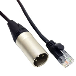 KANEDEN DMX NEUTRIK XLR 3ピン オス TO RJ45 LAN変換ケーブル アカリセンターの公式通販サイト