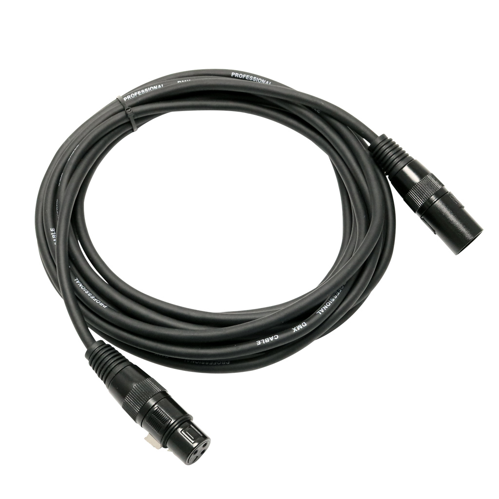 PROFESSIONAL DMX CABLE TPD3 3ピン DMXケーブル ブラック 激安特価販売：アカリセンター