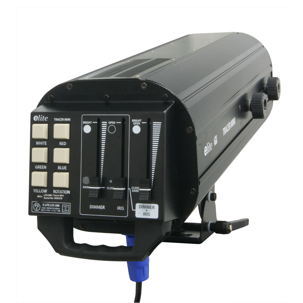 e-lite(イーライト) TRACER MINI / LFS-500 LEDフォロースポット 200W + 日照 NRS-1544K 三脚 ...